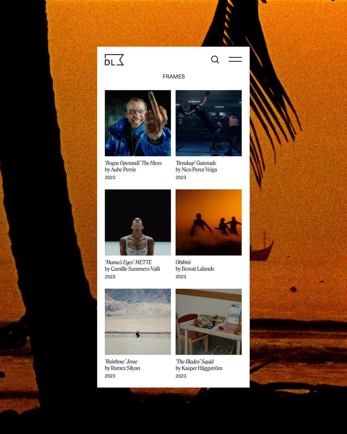 DIRECTOR'S LIBRARY Editorial Platform — WØRKS