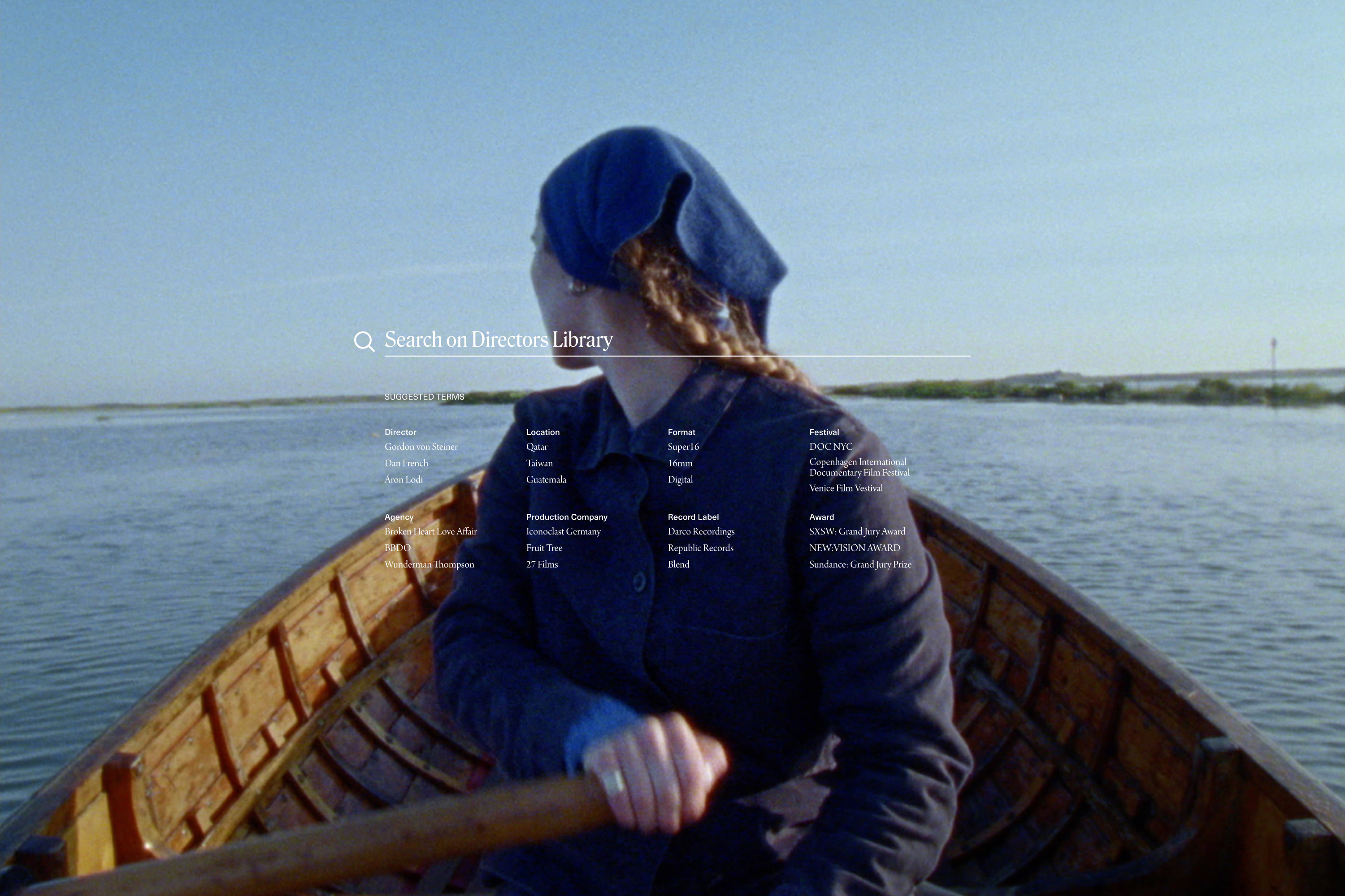 DIRECTOR'S LIBRARY Editorial Platform — WØRKS