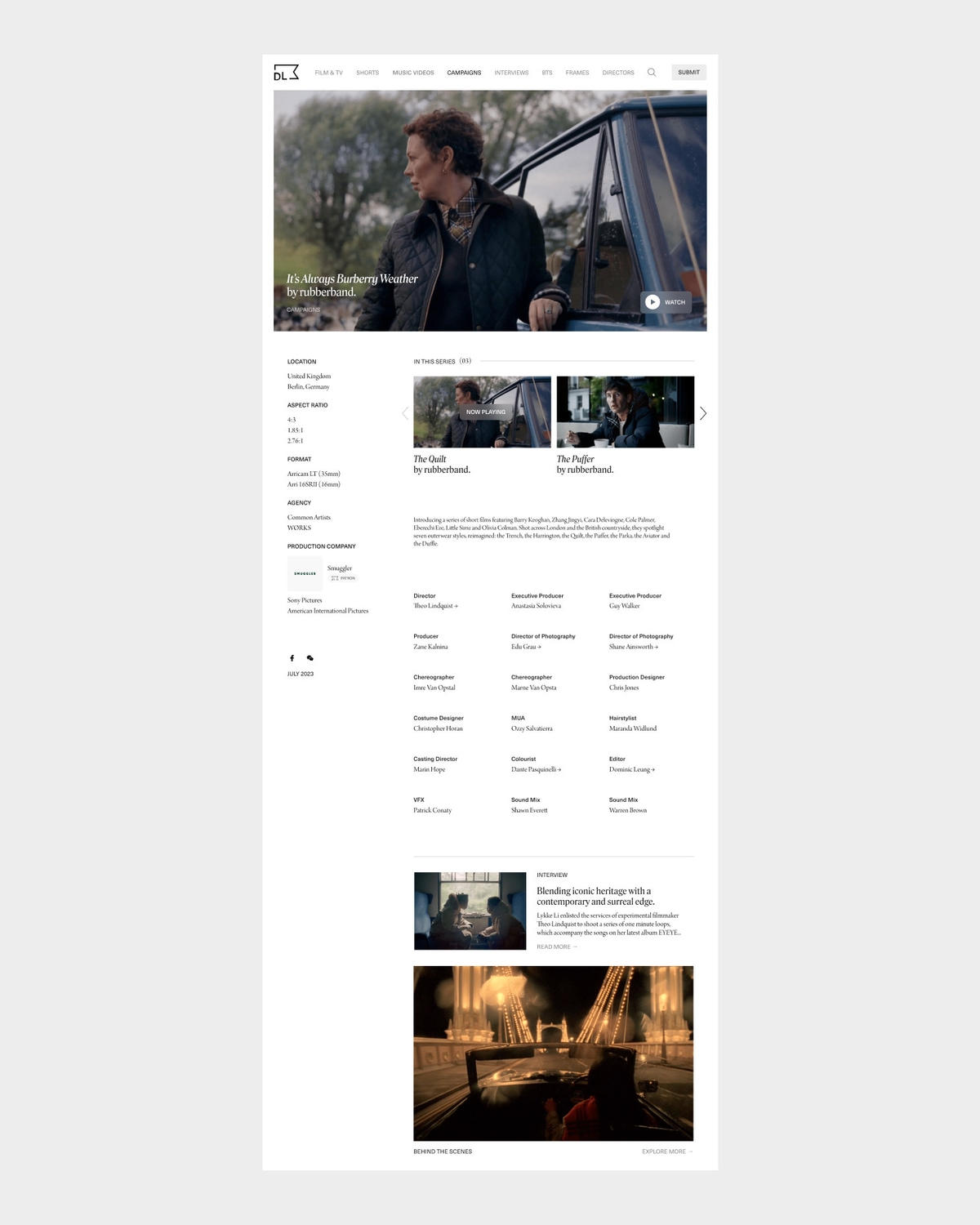 DIRECTOR'S LIBRARY Editorial Platform — WØRKS